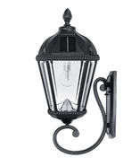 Royal Solar Lamp Post with GS-Solar LED Light Bulb - Brushed Bronze