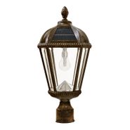 Everest Solar Lamp with GS Solar LED Light Bulb in Black - Fits ...