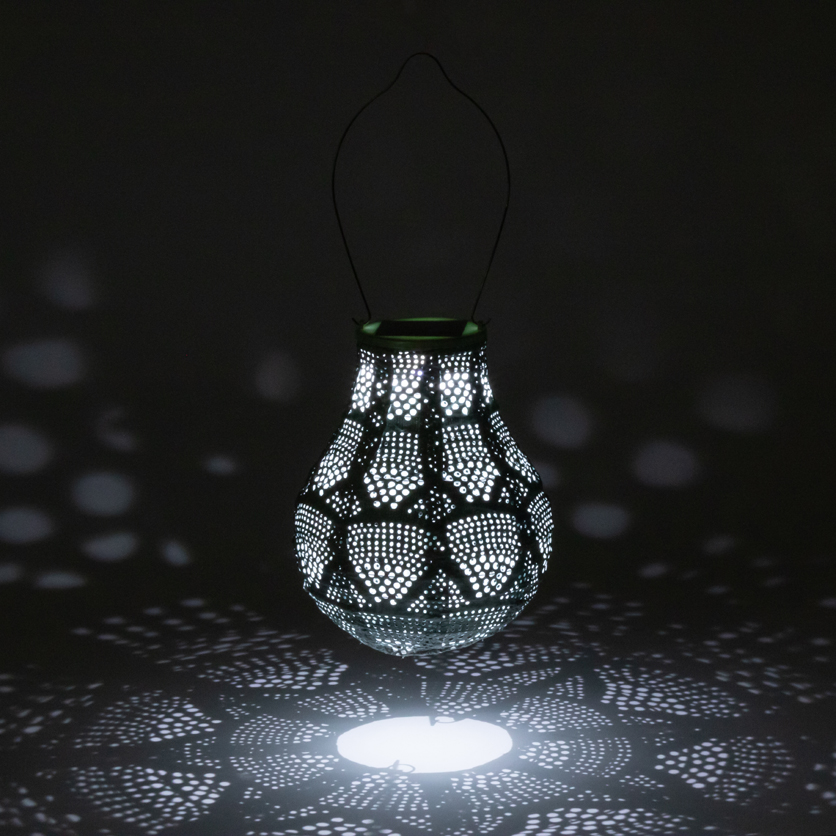 Soji Stella Bulb - 8 Inch Solar Lantern in Sage