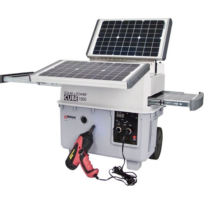 Solar e Power Cube 1500 Plus Portable Solar Generator 1500 Watt ...