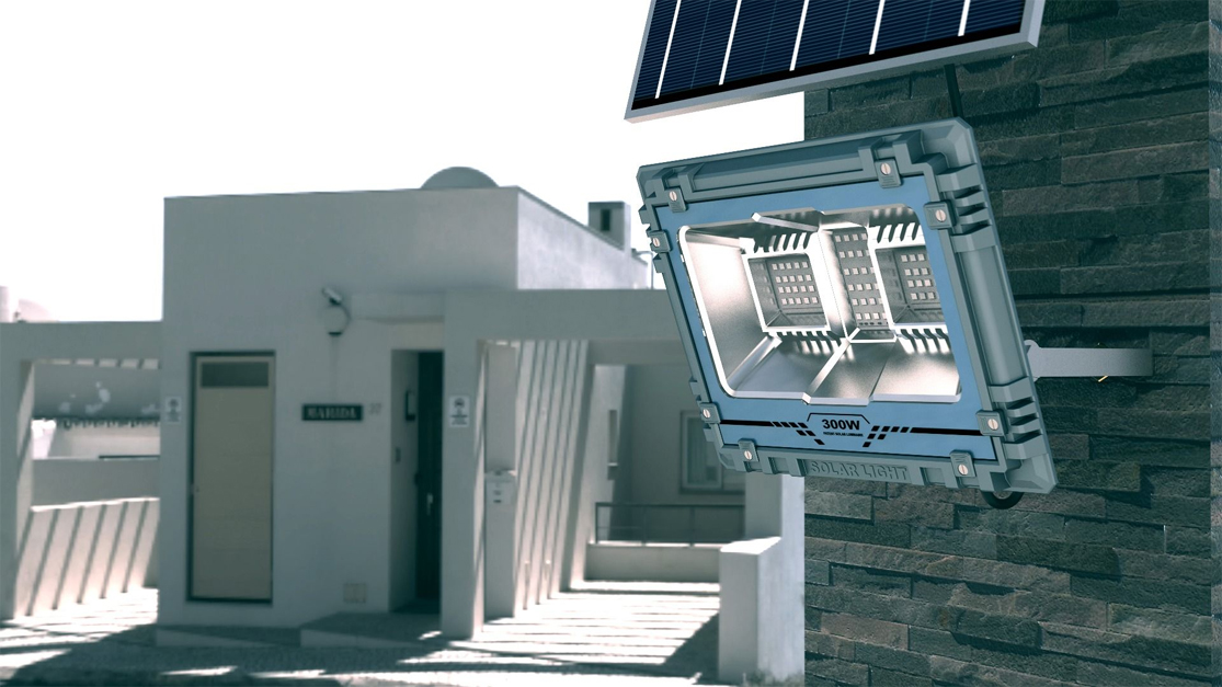 Solar RGB Flood Light - Constant and Flashing Operation Features ...