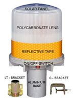 Solar Warning Light for Channels, Construction Sites and Work Zones ...