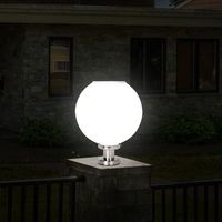 Techko Solar Sphere Pillar Light - With Remote Control