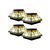 Classy Caps Wellington Solar Post Cap Light Tiffany Style - 4 Pack