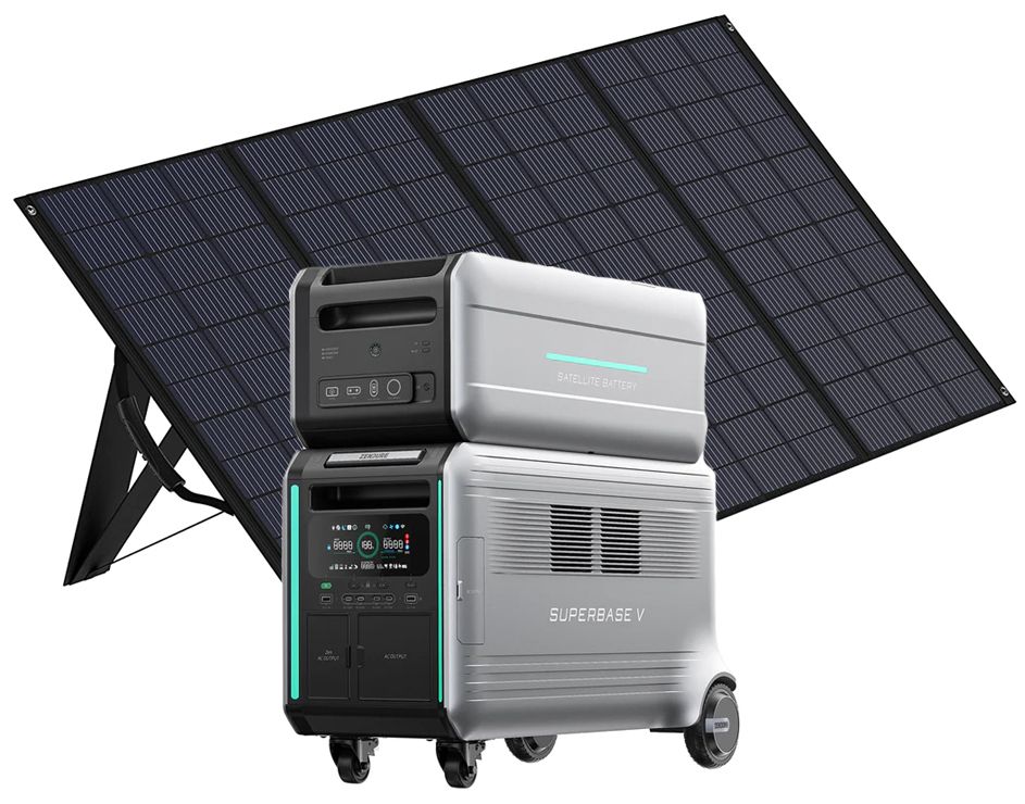 Zendure SuperBase V Solar Generator & Satellite Battery Kit - 400W ...