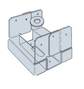aba44z adjustable post base, simpson strong-tie, zmax