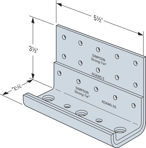 RCKW5.5S-R10 Kneewall Connector Stiffener (Carton of 10pcs)