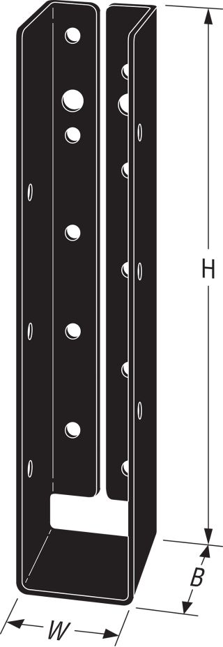 APLH1.75-10 Concealed-Flange Light Joist Hanger