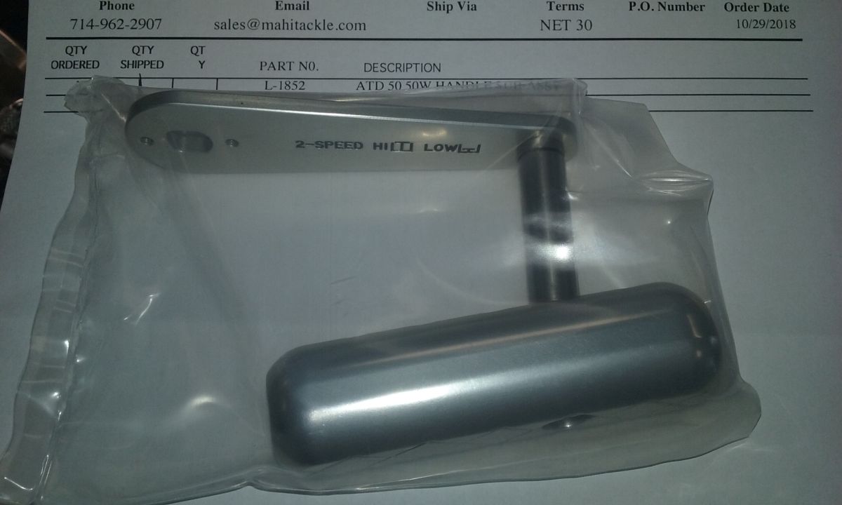 Accurate ATD-50 Knob Handle Assembly