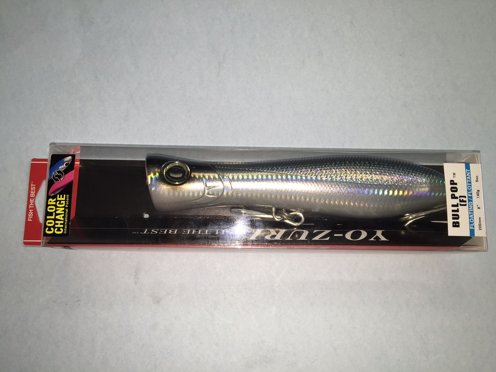 Yo-Zuri Bull Floating Poppers R1155 200mm Weight 5 Oz.