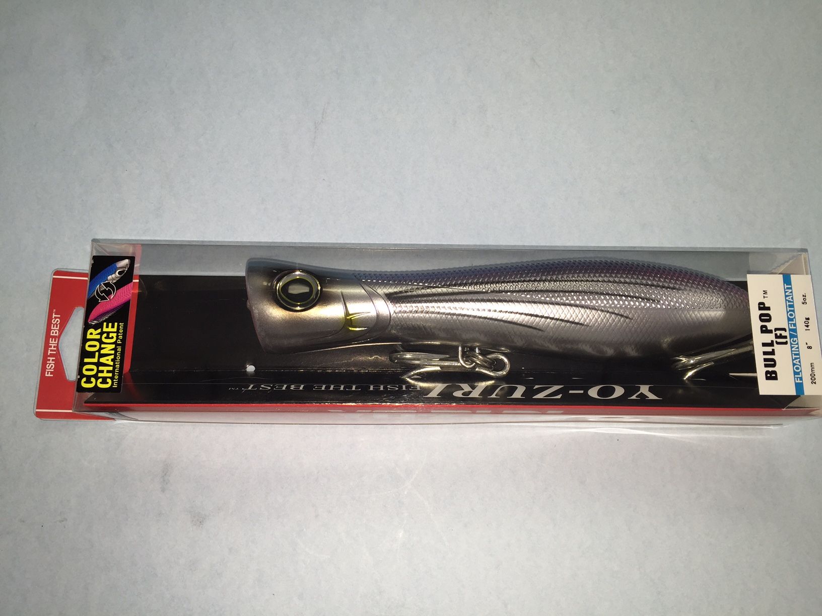 Yo-Zuri Bull Floating Poppers R1155 200mm Weight 5 Oz.