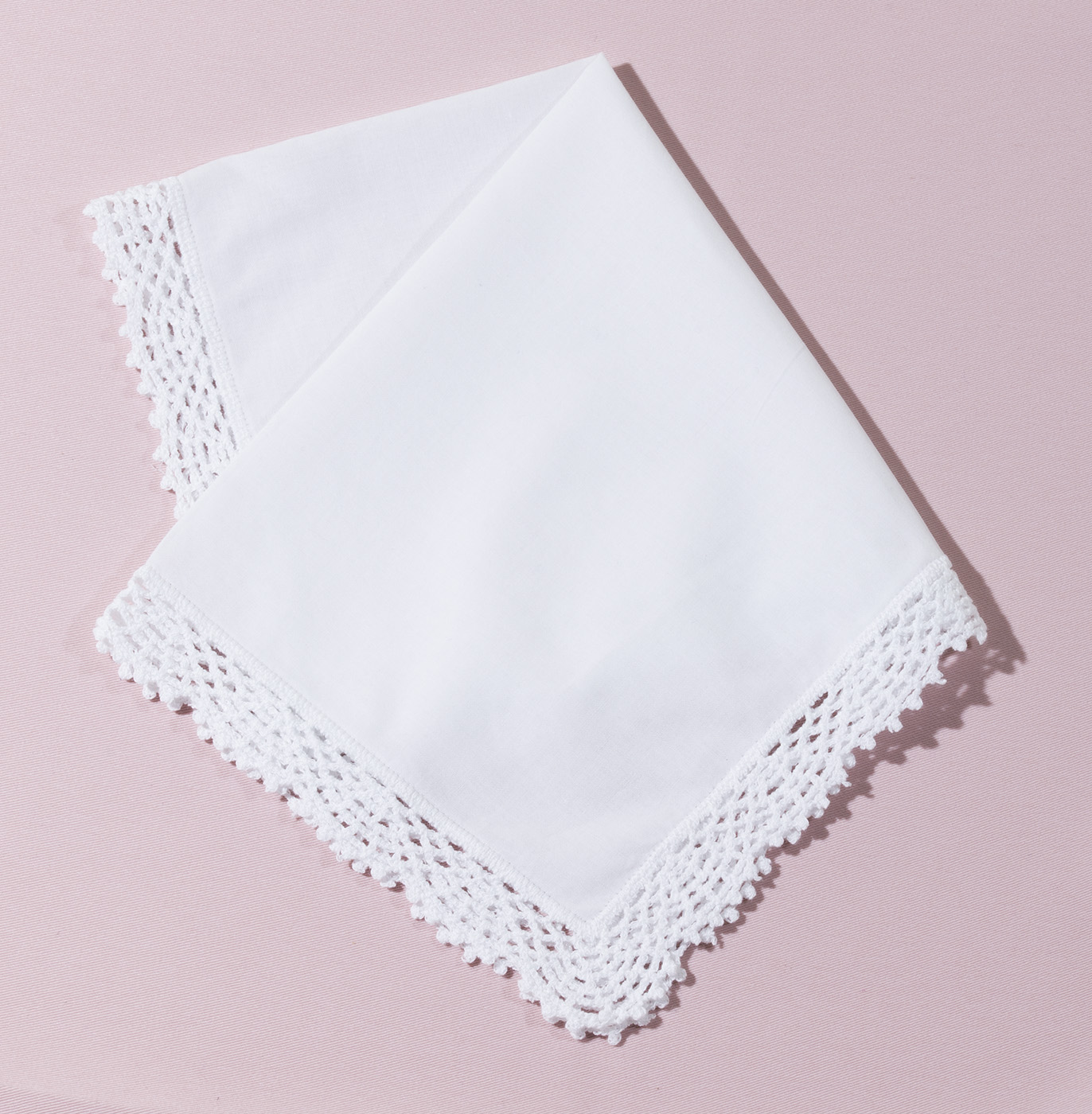 Lace Handkerchief - White
