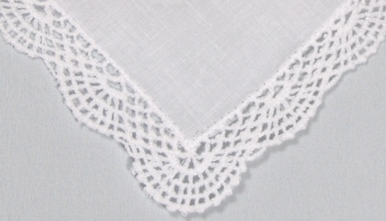 Shell Lace Handkerchief
