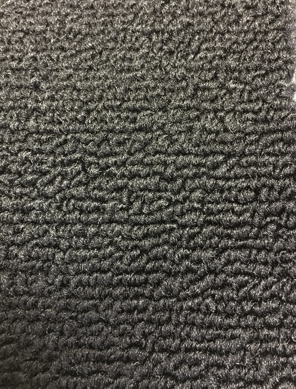 40" Wide Black Loop Style Carpet for Old Cars