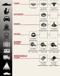 Snap Fasteners: Buttons, Sockets, Studs, Eyelets