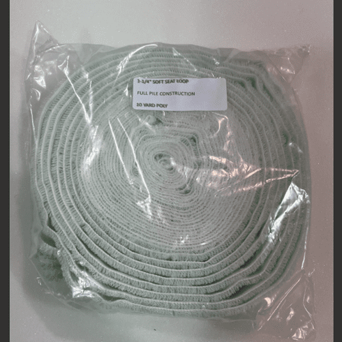 SOFT SEAT VELCRO LOOP 1-1/4" FULL PILE 10 YARD ROLL