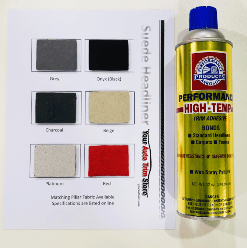 Suede Headliner Kit Beige 108 inches by 60 inches Headliner Fabric and ...