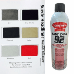 Suede Headliner Kits 72 Inches by 60 Inches