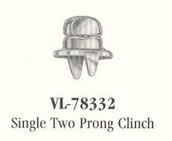 VICAR Single, Two Prong Clinch for Turnbuckle Fasteners OUT OF STOCK